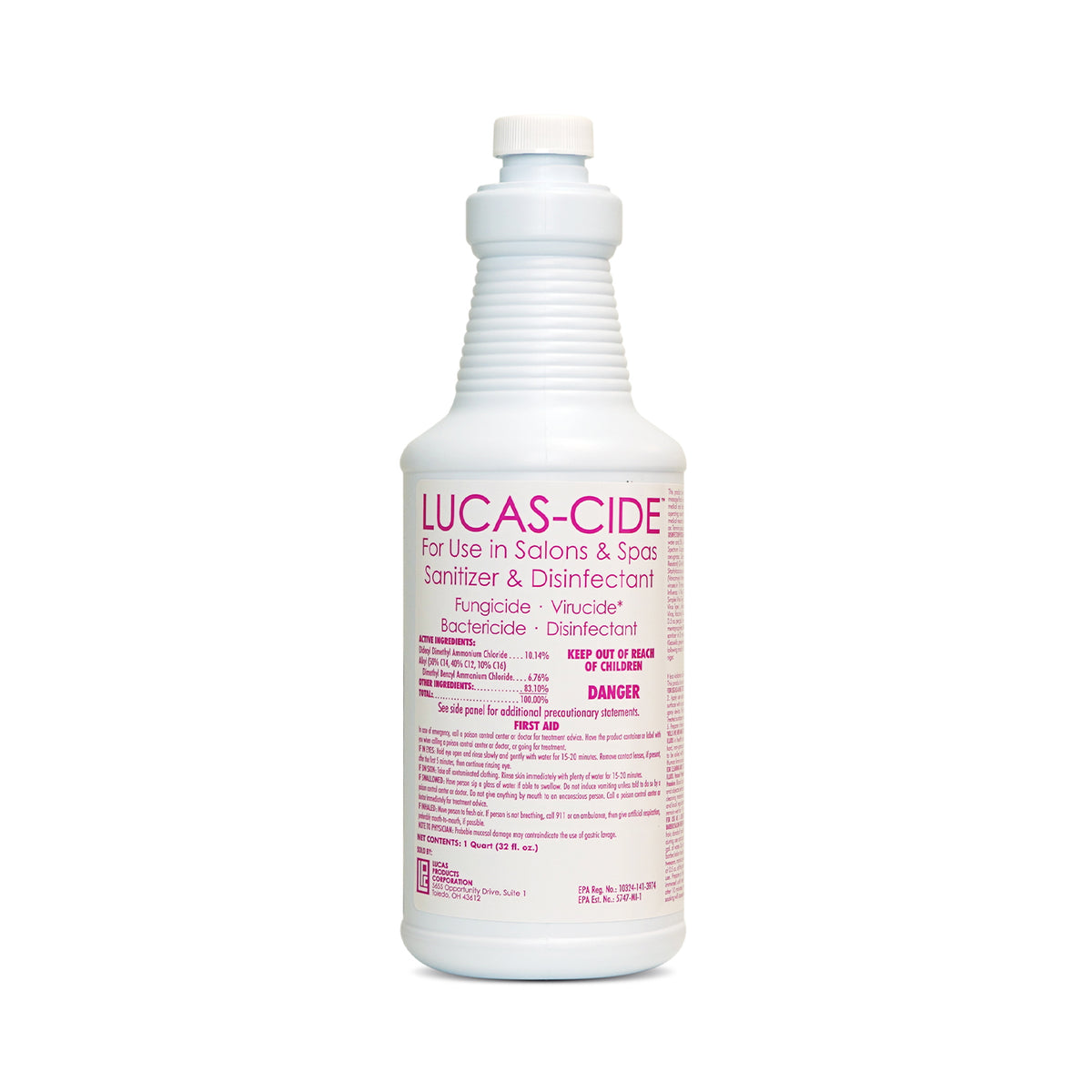LUCAS-CIDE™ Sanitizer Disinfectant (32oz) – Kupa Inc
